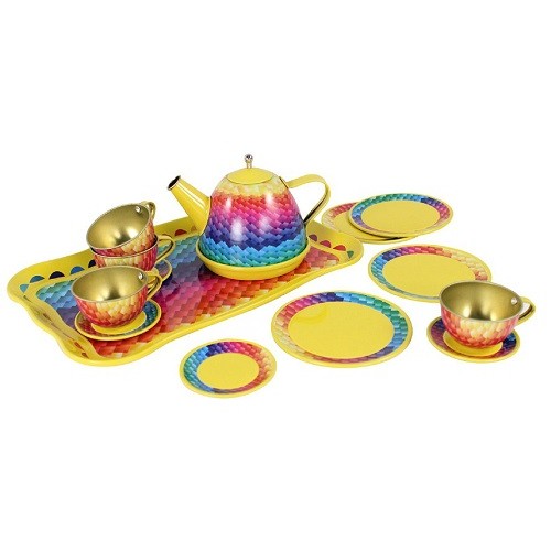 Tea Set Tin - Rainbow - from who what why
