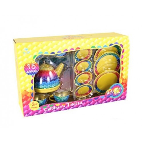 Tea Set Tin - Rainbow - from who what why