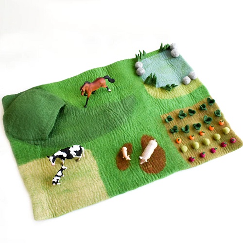 Playscape Felt Farm Mat Large | from who what why premier educational ...