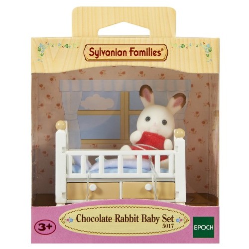 Sylvanian Families - Chocolate Rabbit Baby Set - from who what why