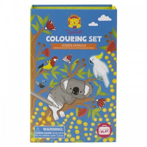 Colouring Set - Aussie Animals - Tiger Tribe - from who what why