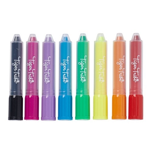 Silk Crayons 8 Pack - Tiger Tribe - from who what whyv